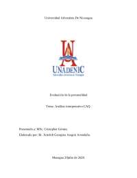 Analisis de test CAQ - Docsity