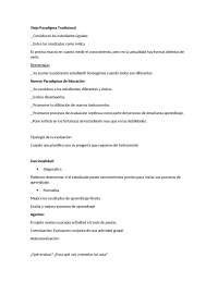 Paradigma tradicional - Docsity