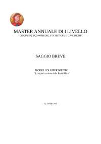 IL COMUNE E I SUOI ORGANI - Docsity