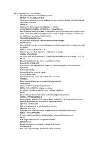 Banco de preguntas 2 parcial anatomia - Docsity