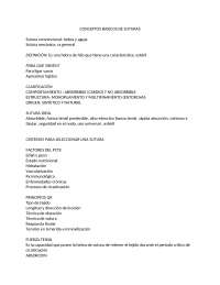 SUTURAS QX BASICOS CONCEPTOS - Docsity