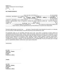 Modelo de poder para compra - Docsity