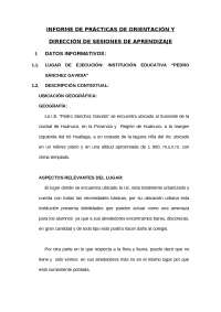 INFORME DE PRACTICAS - Docsity