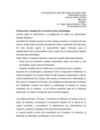 Preformismo y epigenesis - Docsity