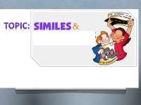 Simile English grammar - Docsity