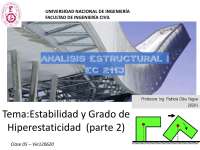 Clase 5 de analisis estructural - Docsity