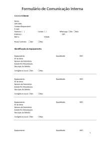 Modelo de Comunicação Interna - Docsity