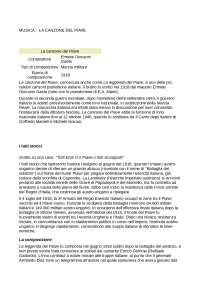Musica la canzone del piave - Docsity