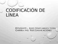 Codificacion de linea - Docsity