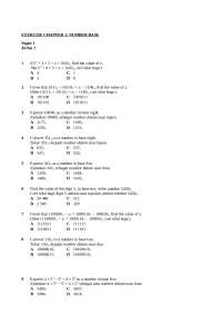 Note form 5 - Mathematics - Docsity