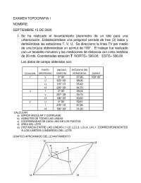 EJERCICIOS TOPOGRAFÍA. | Ejercicios de Topografía | Docsity