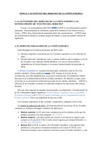 Resumen del tema 6 IJUE - Docsity