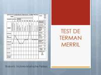 Test de Terman Merril - Docsity