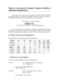 Tabelas de conversão de unidades - TABELAS DE CONVERS?O DE UNIDADES ...
