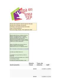 Actividad Integradora 6 | Módulo 13 | Mi Inversión | Diapositivas de Matemáticas | Docsity