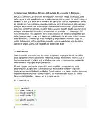 Desarrollo de ejercicios de programación - Docsity