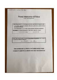 Secondo elaborato fisica sperimentale pegaso V2_20 | Prove d'esame di Fisica Sperimentale - Docsity