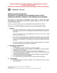 Normas ASTM C535 Traducción de Antigua y Reciente + Original - Docsity