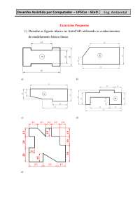 Exercícios autocad aplicado - Docsity