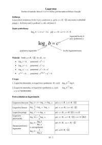 Logarytmy: definicja, działania, przykłady, rozwiązania. Logarytm ...