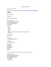 Códigos Python ejercicios control - Docsity