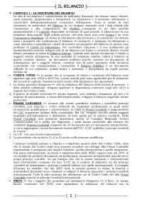 Contabilità e bilancio - Docsity