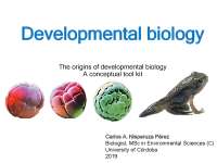 Biologia del desarrollo - Docsity