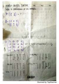 Matrices ejercicios aplicados - Docsity