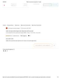 Taller de economia del capitulo Samuelson - Docsity