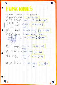 Matemáticas : funciones - Docsity