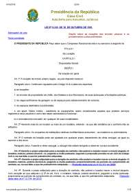 Lei 8245 - Locação de imóveis - Docsity