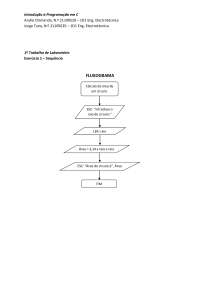 Exercício de Fluxograma com Sequência, Decisão e Repetição | Esquemas ...