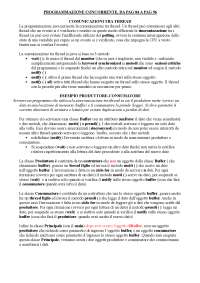Programmazione concorrente - Docsity