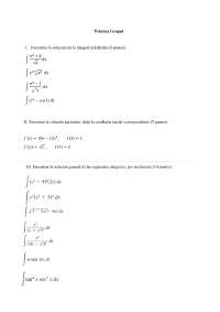 Ejercicios de Integrales - Docsity