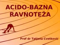 Acidobazni status biohemija | Beleške' predlog Biohemija - Docsity