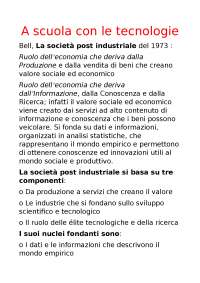 A scuola con le tecnologie riassunto | Sintesi del corso di Teoria E ...