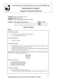 Solución de ejercicios - Docsity