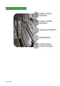 Metalli-Tabbella mettallografica - Docsity