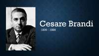Biografia e métodos de trabalho de Cesare Brandi - Docsity