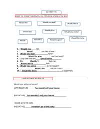 INGLES BASICO NIVEL 1 - Docsity