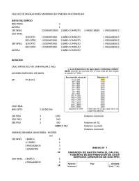 Excel detallado para calcular - Docsity