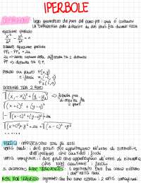 IPERBOLE con immagini e formule - Docsity