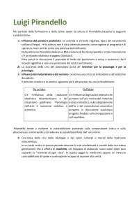 Luigi Pirandello e la poetica dell'umorismo. - Docsity
