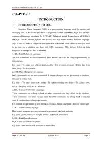 Pet shop management system - Docsity