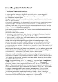 Schema del libro Pirandello: guida al fu Mattia Pascal - Docsity