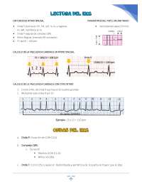 Tips para realizar la Lectura del EKG - Docsity