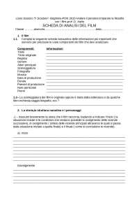 Recensione di un film - Docsity