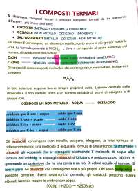 I COMPOSTI TERNARI (CHIMICA INORGANICA) - Docsity