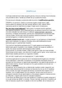 Tecniche di laboratorio biologia molecolare: CRISPR-Cas9 | Sbobinature di Biologia Molecolare ...