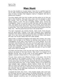 Man Hunt Book Review - Docsity